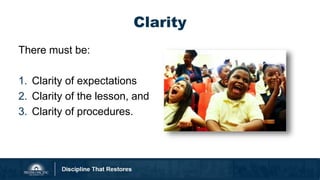 EDUC 915—Module 4 on Conscious Classroom Management | PPTX