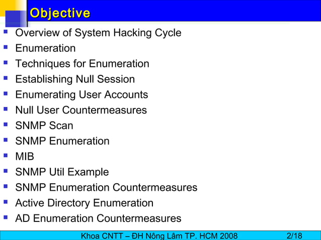 Module 4 Enumeration | PPT