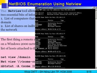 Module 4 Enumeration | PPT