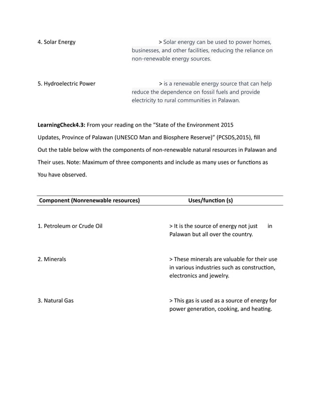 Module 4- EnviSci.docx. answer to evaluation | PDF