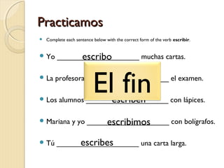 Module 4 -er, -ir verbs | PPT