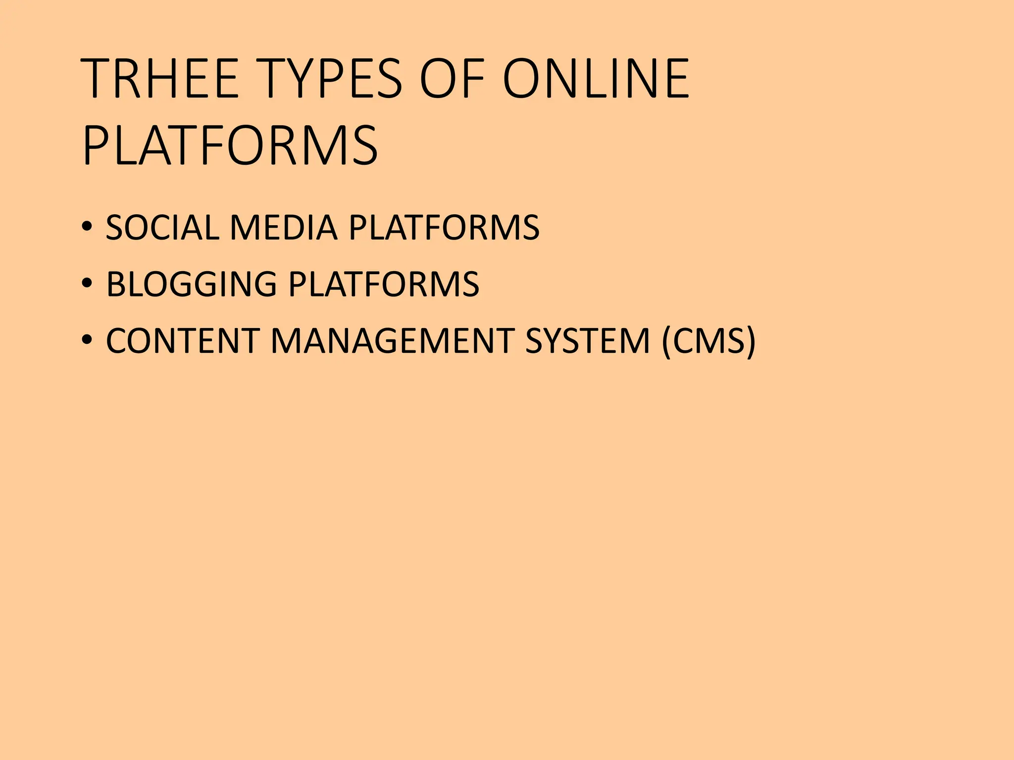 Empowerment Technology: Module 4: Online platform | PPTX