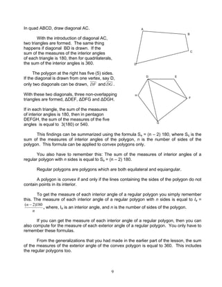 Module 4 geometry of shape and size | PDF | Physics | Science