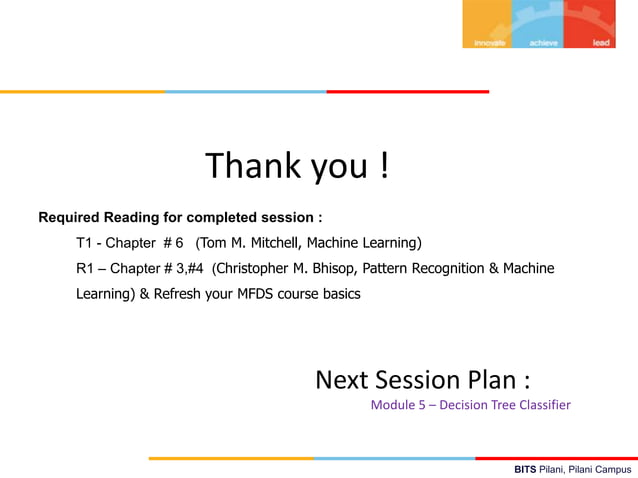 Module 4 - Linear Model for Classification.pptx