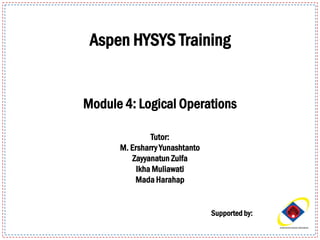 Module 4 - Logical Operations | PDF