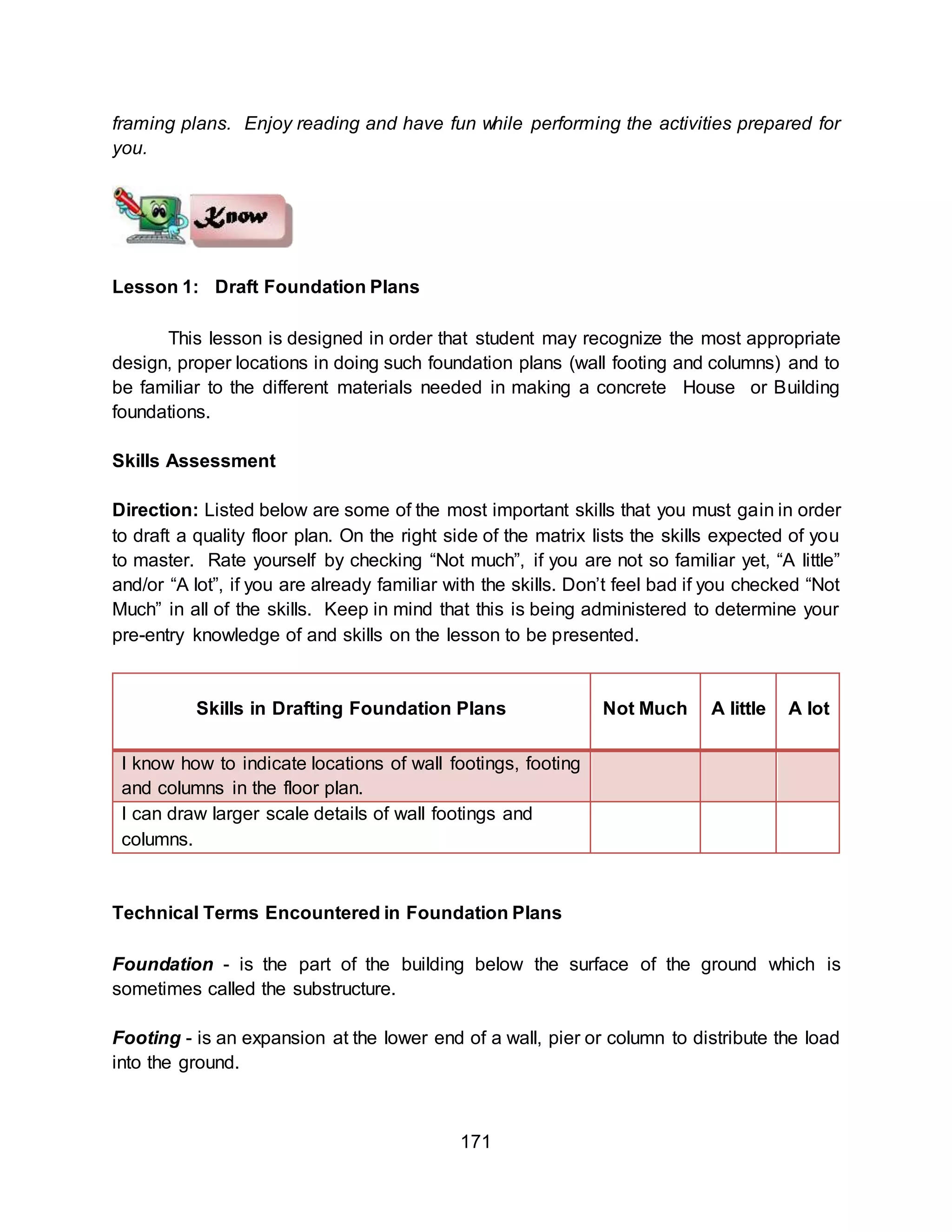 Module 4 module 2 structural layout & details | DOCX