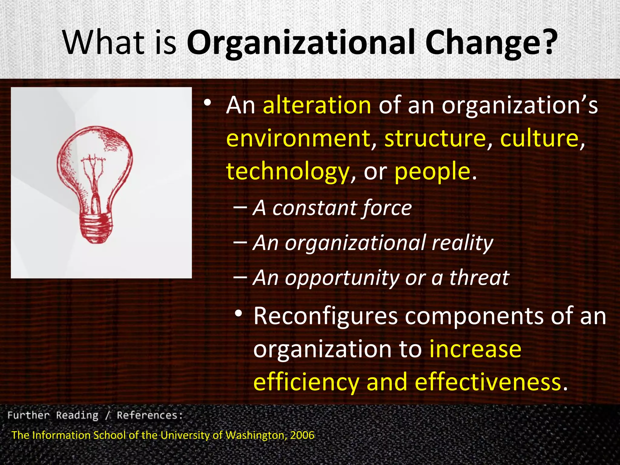 Organizational Change | PPT