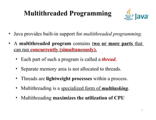 Module 4 - Part 4 - Multithreaded Programming.pptx