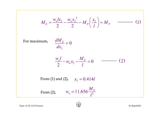 Module4 plastic theory- rajesh sir | PDF