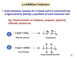 Addition Polymerization 1 Propene