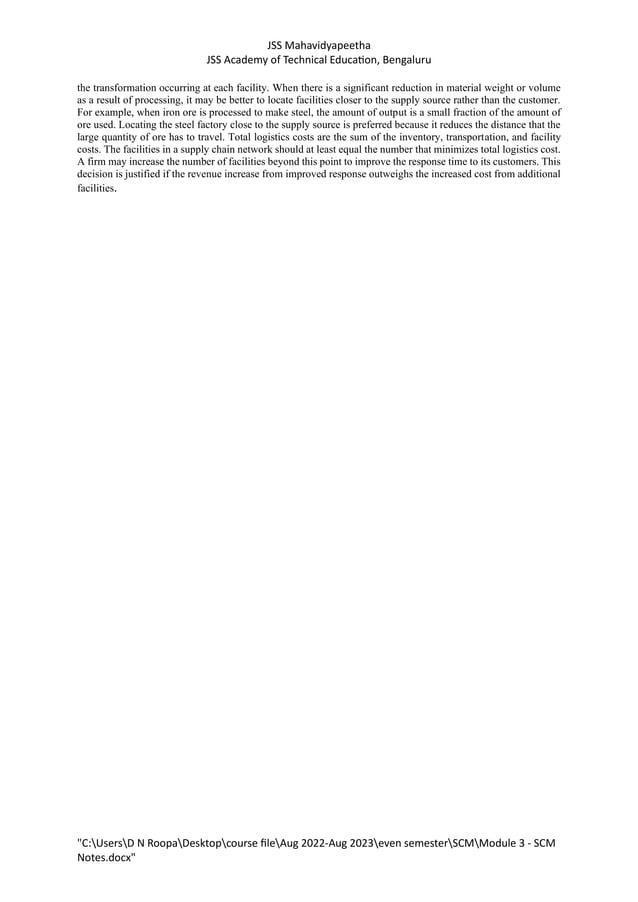 Module 4 - SCM Notes_DNR.pdf | Currencies | Economy