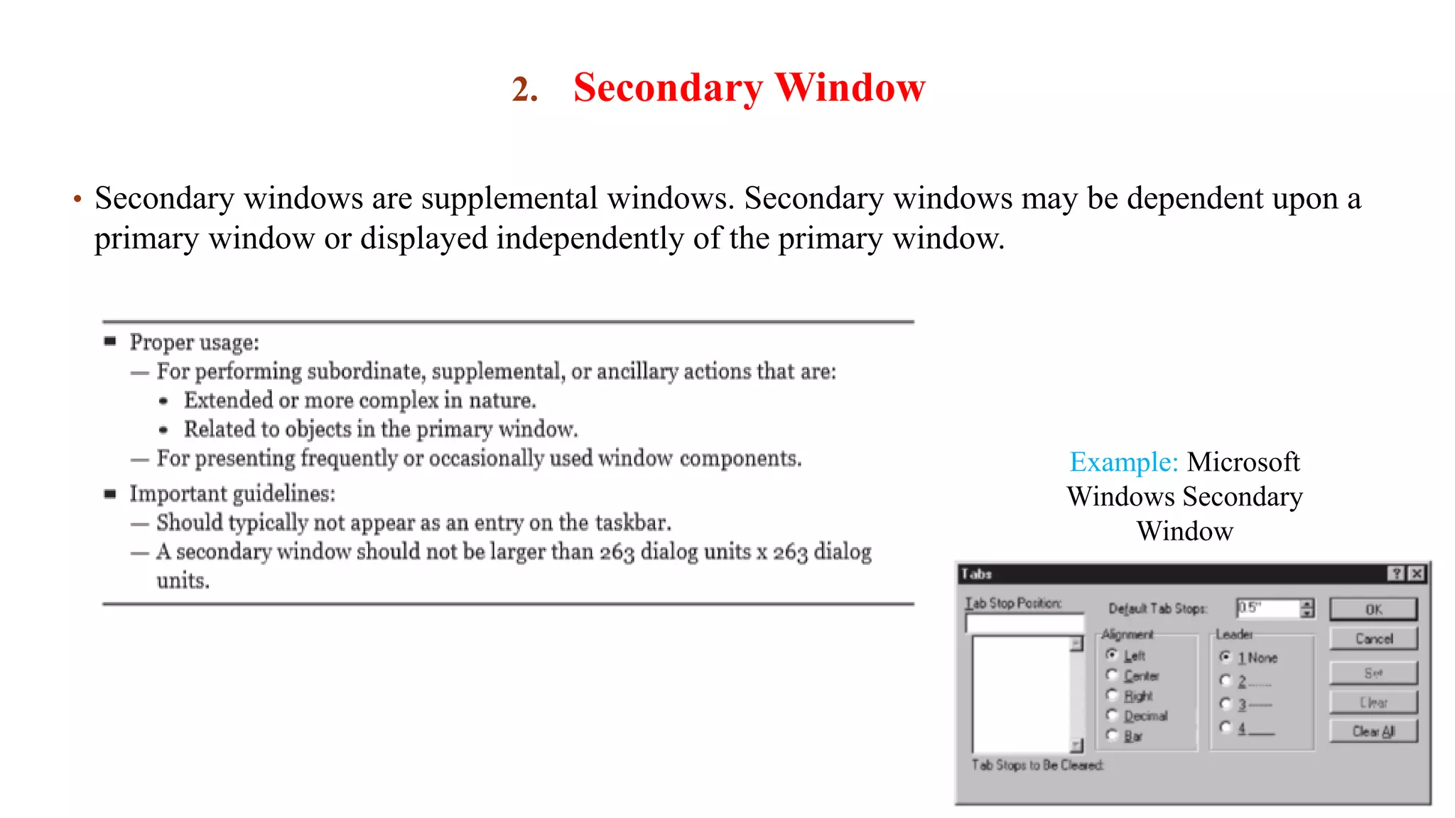 User Interface Design-Module 4 Windows | PDF