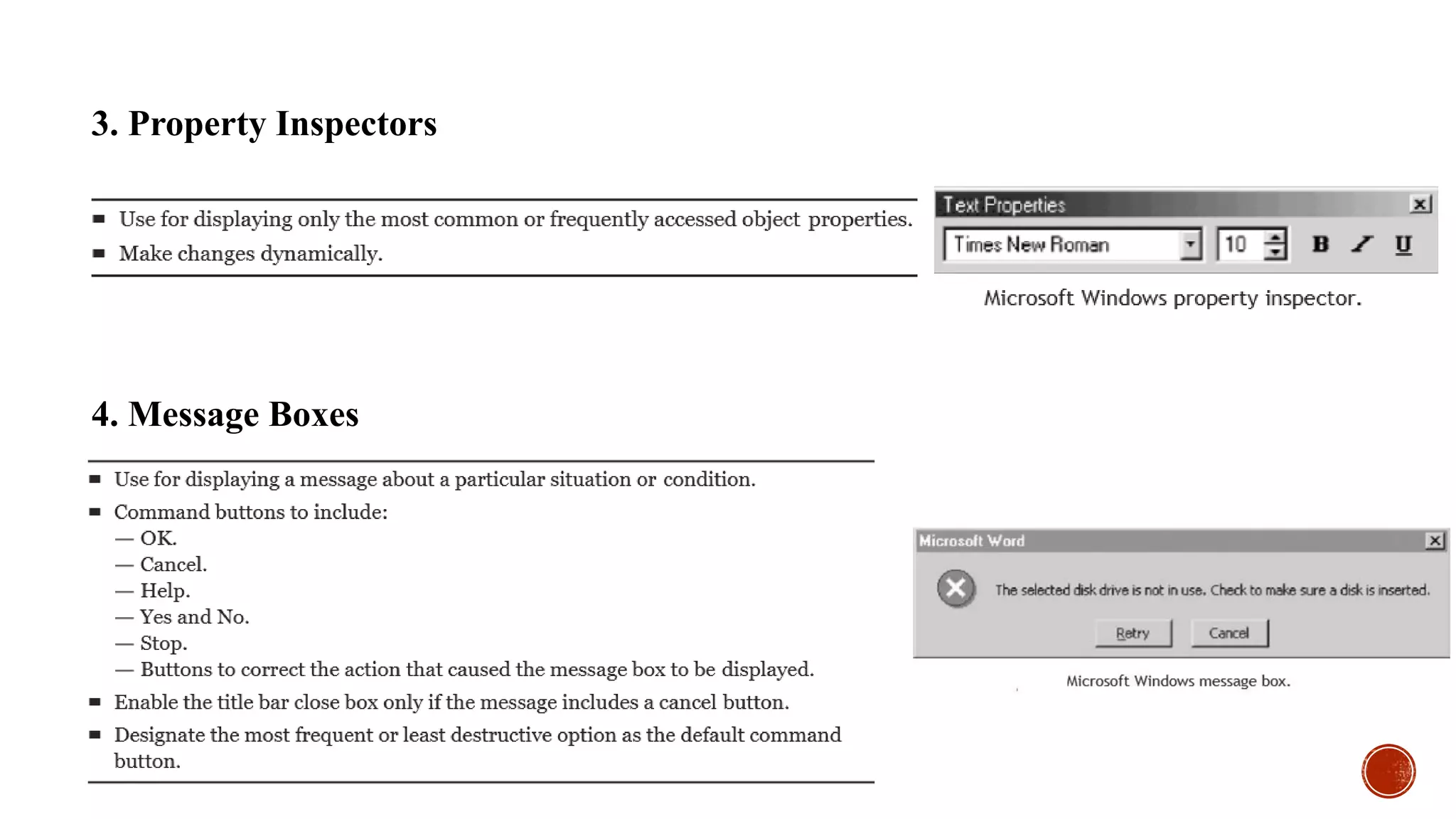 User Interface Design Module 4 Windows Ppt 