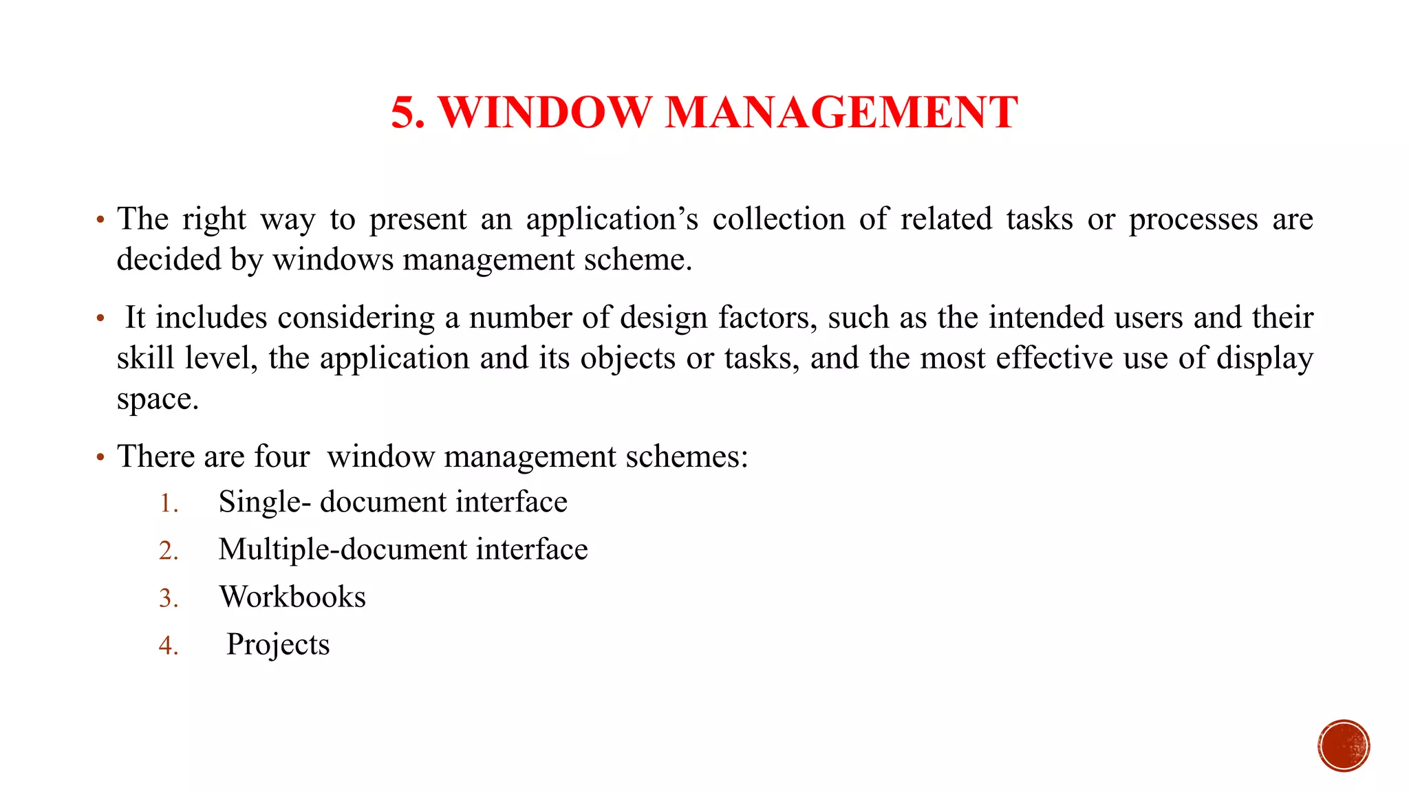 User Interface Design-Module 4 Windows | PDF