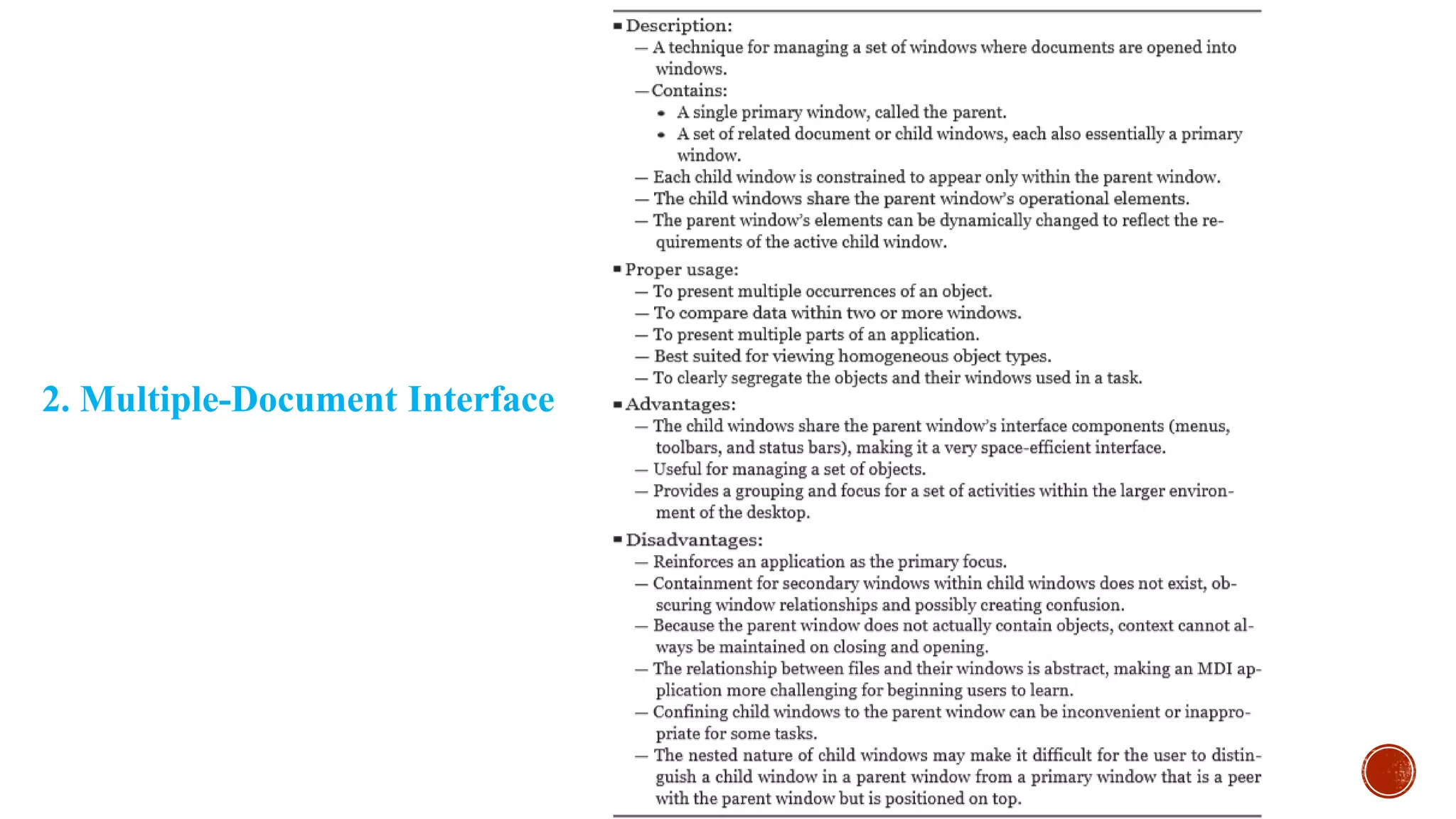 User Interface Design-Module 4 Windows | PDF