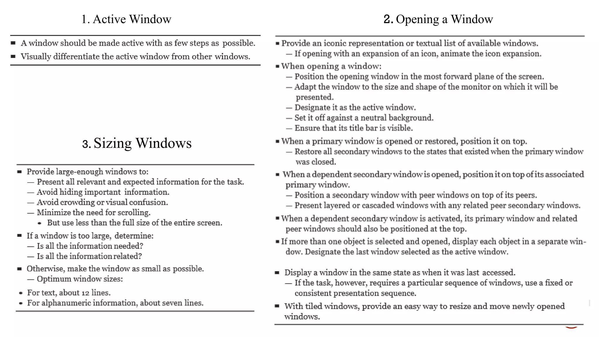 User Interface Design-Module 4 Windows | PDF
