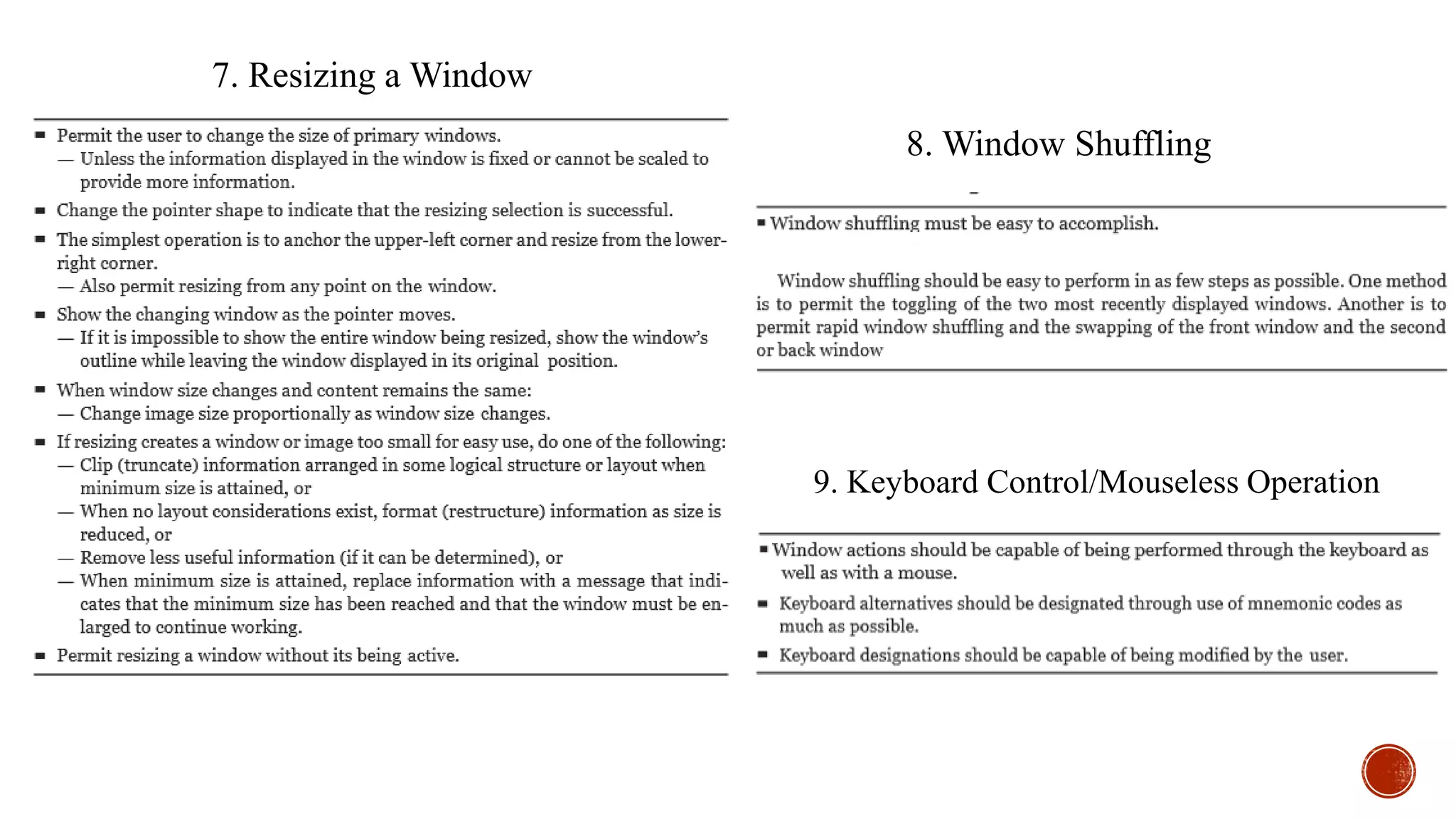 User Interface Design-Module 4 Windows | PDF