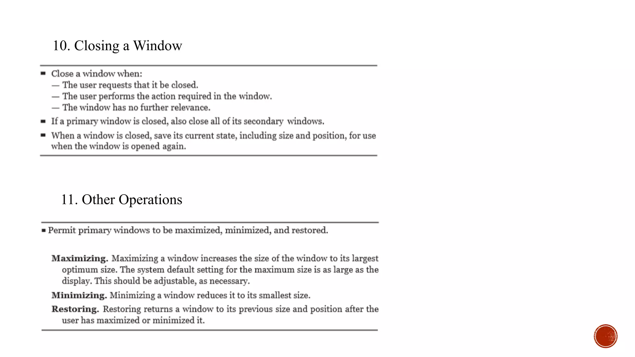 User Interface Design-Module 4 Windows | PDF