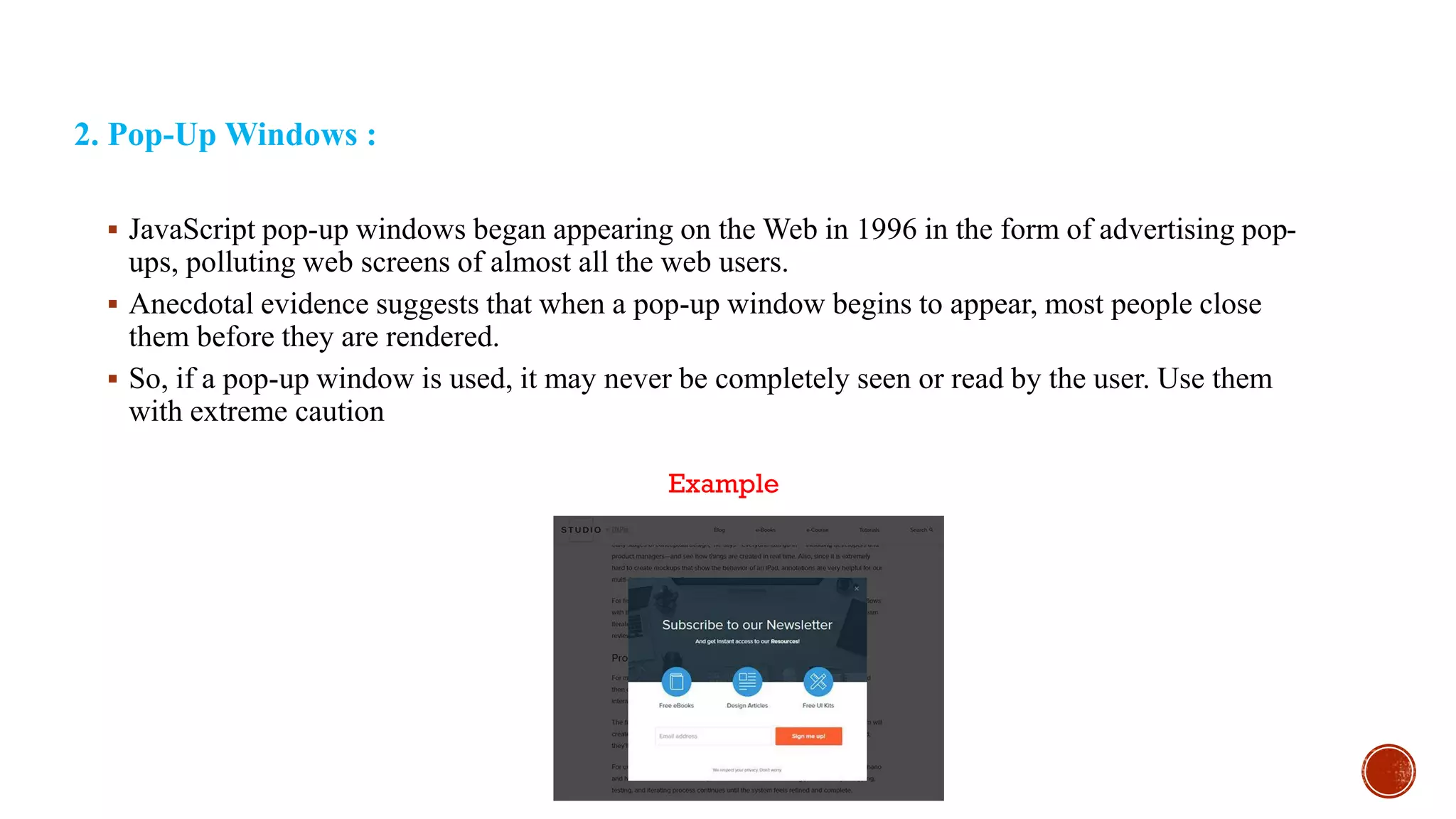 User Interface Design-Module 4 Windows | PDF