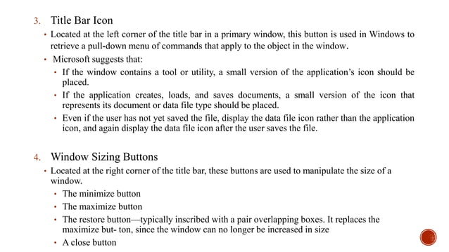 User Interface Design-Module 4 Windows | PDF