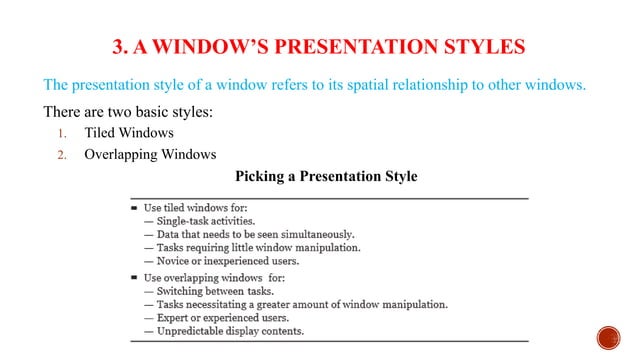 User Interface Design-Module 4 Windows | PDF