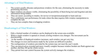 User Interface Design-Module 4 Windows | PDF