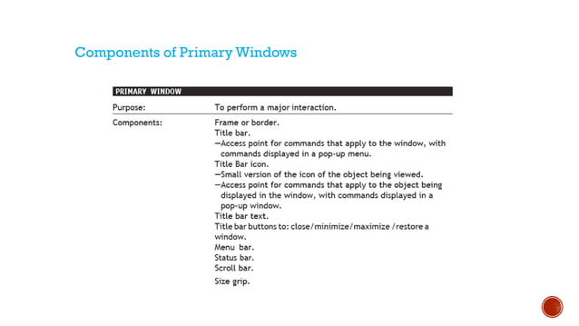User Interface Design-Module 4 Windows | PDF