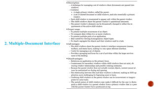 User Interface Design-Module 4 Windows | PDF