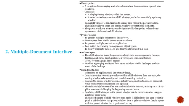 User Interface Design-Module 4 Windows | PDF