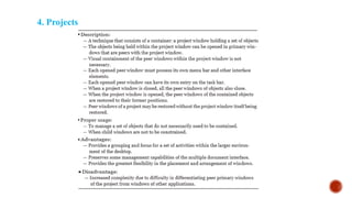 User Interface Design-Module 4 Windows | PDF