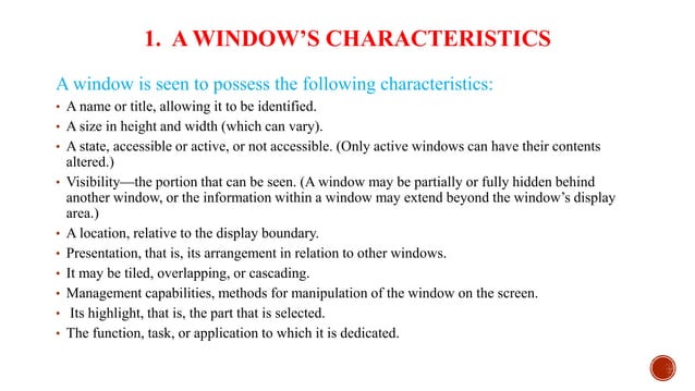 User Interface Design-Module 4 Windows | PDF