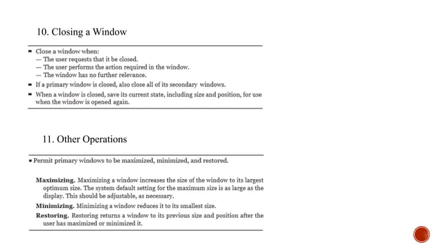 User Interface Design-Module 4 Windows | PDF