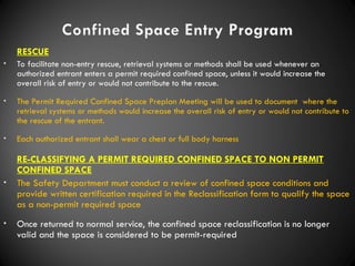 Module 43 Confined Space Entry Program Training | PPT