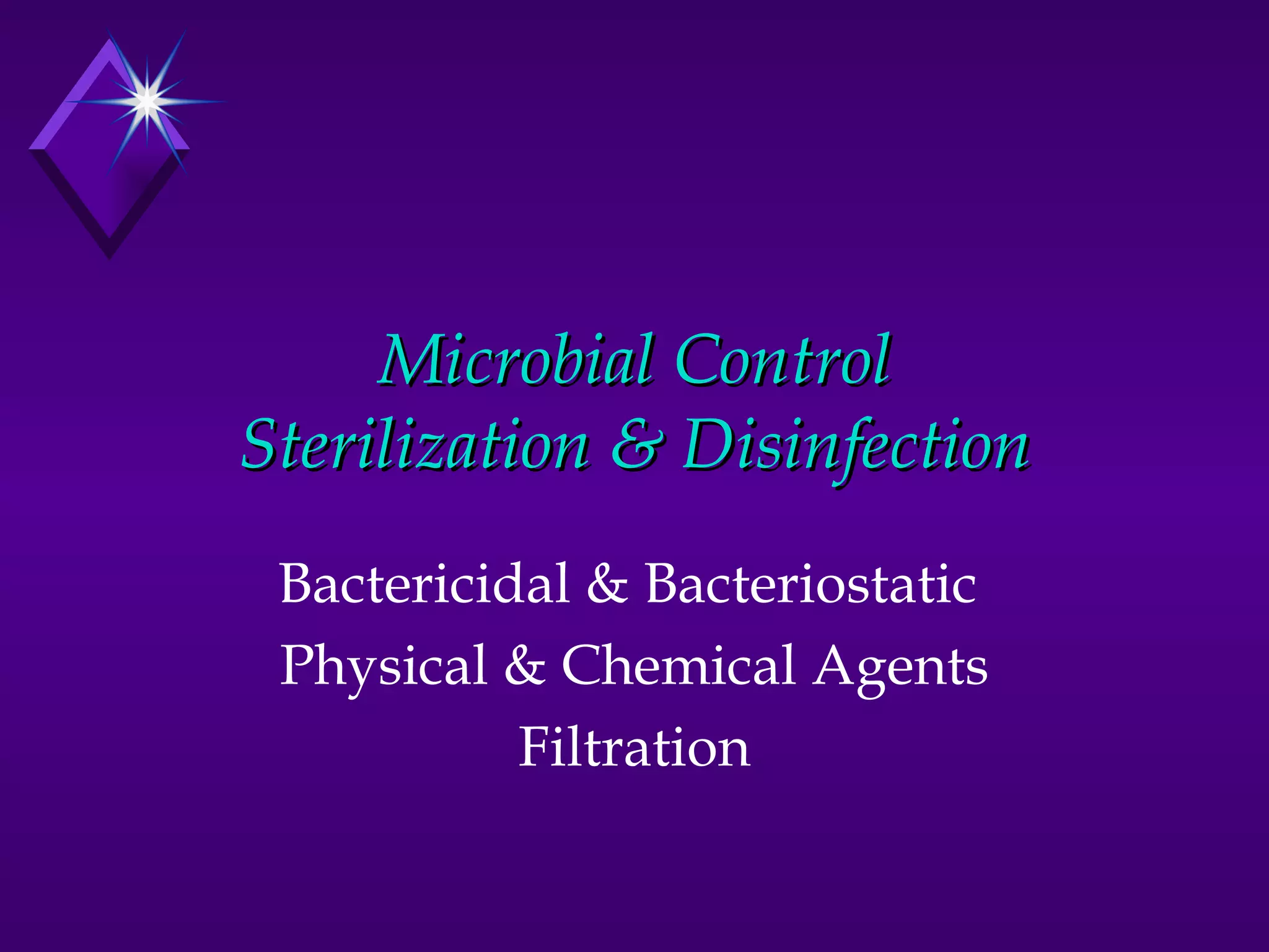 Module 4a sterilization & disinfection | PPT