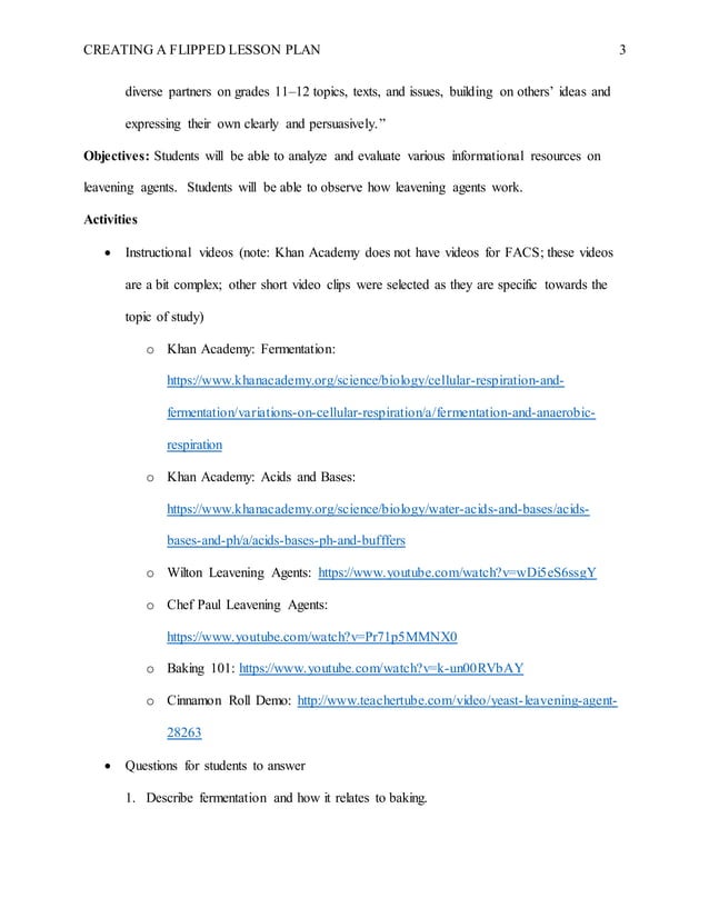 Creating a Flipped Lesson Plan | DOCX | Educational Assessment | Education