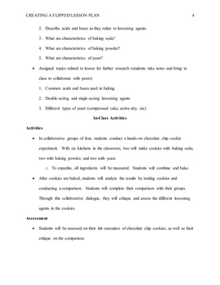 Creating a Flipped Lesson Plan | DOCX | Educational Assessment | Education