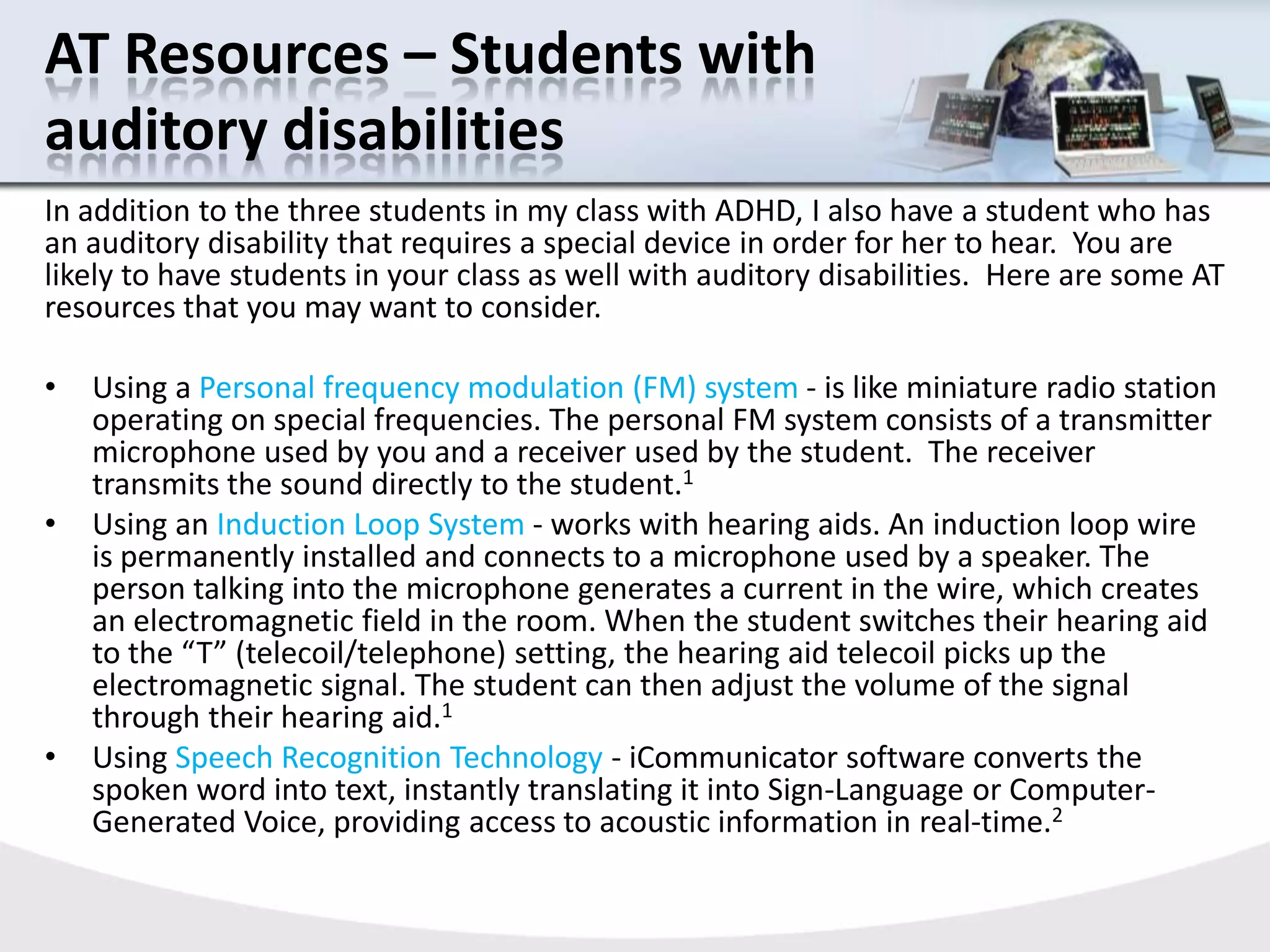 Assistive Technology Presentation | PPTX
