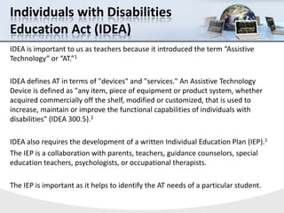 Assistive Technology Presentation | PPTX