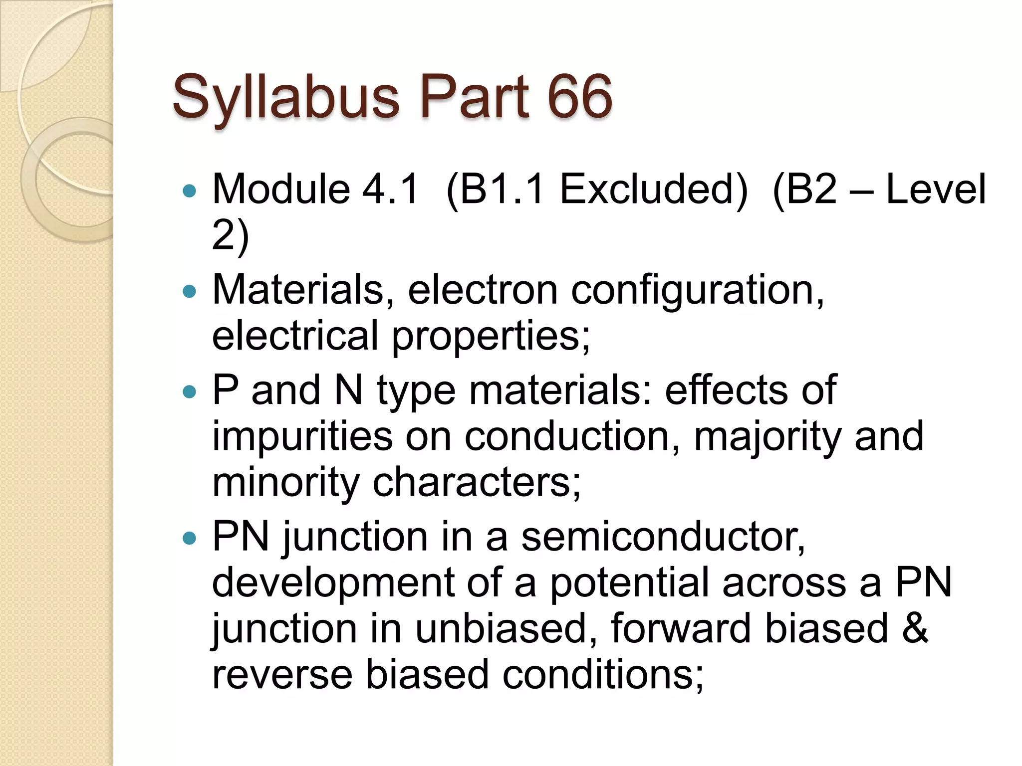 EASA Module 4 atomic structure | PPTX