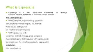 ADVANCED_WEB_TECHNOLOGIES_MODULE_FOUR_NOTES | PPTX