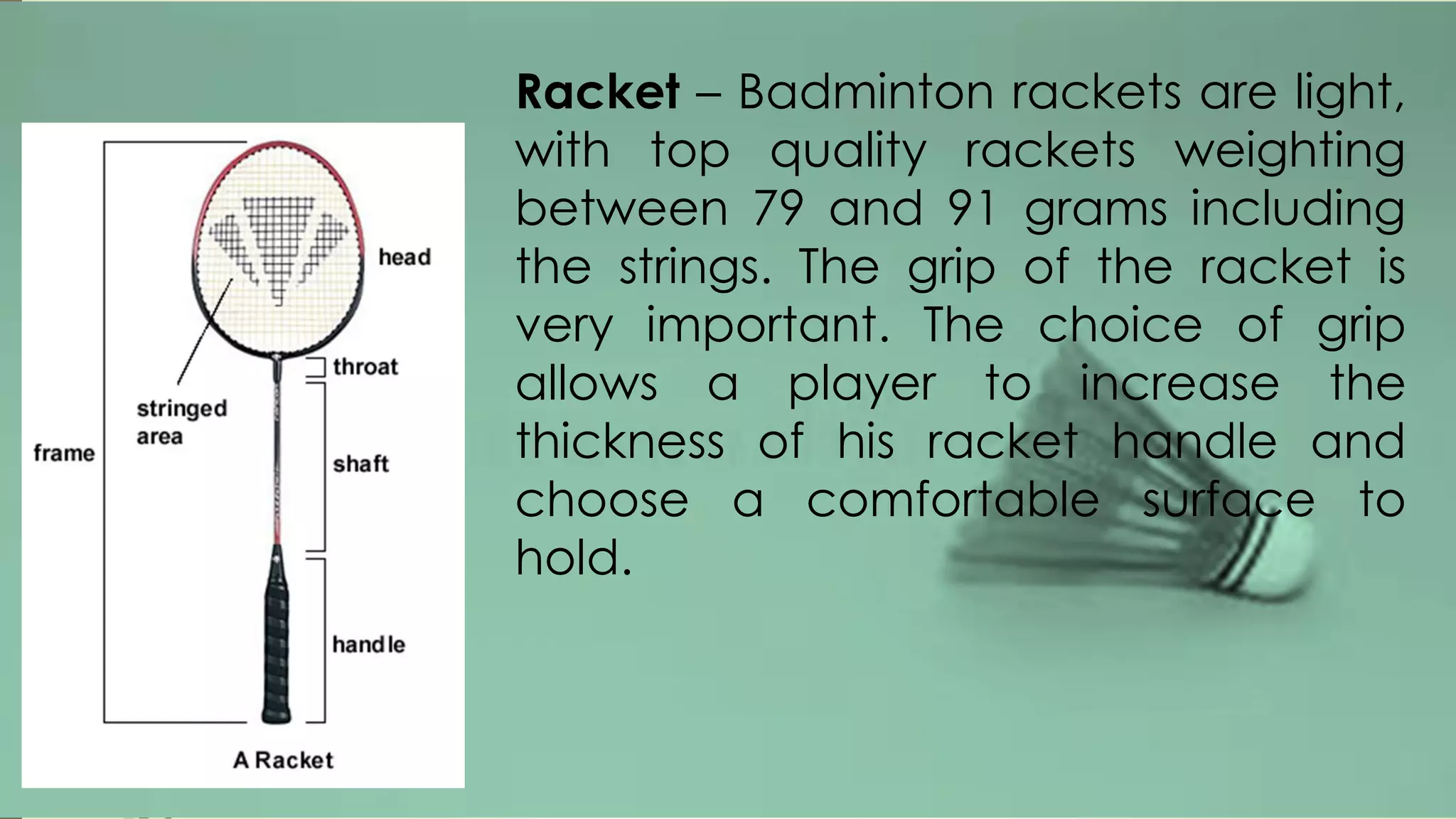 Module 4_ Badminton_History, Basic Skills, Equipment, Rules and ...