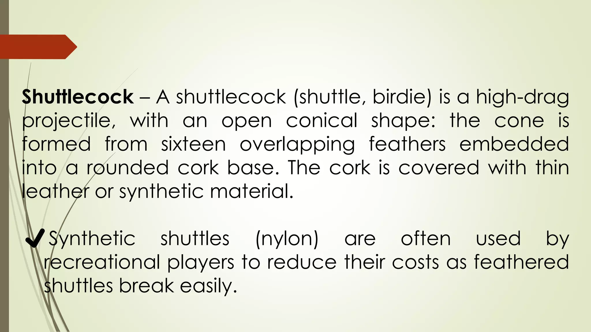 Module 4_ Badminton_History, Basic Skills, Equipment, Rules and ...