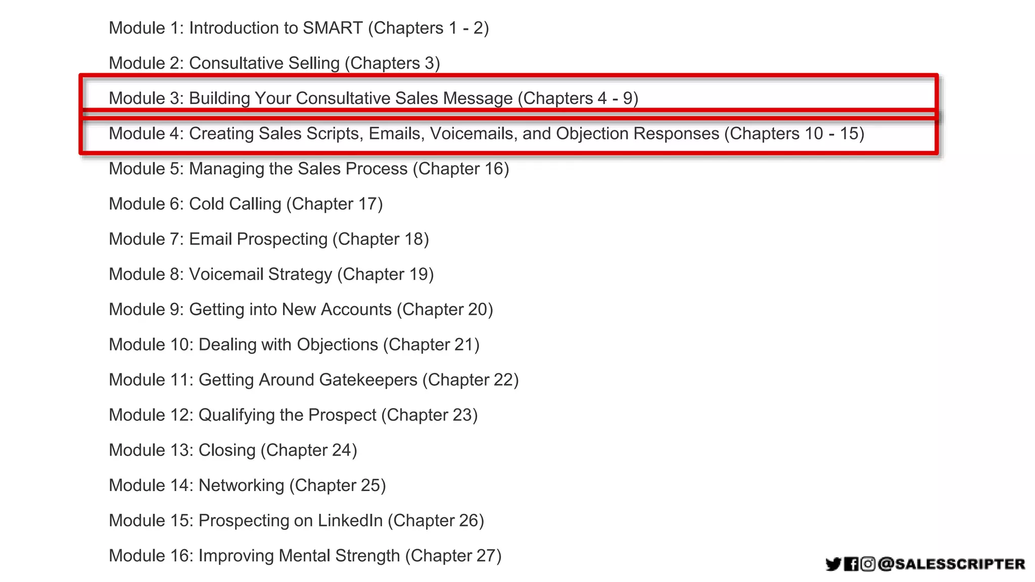 SMART Sales System - Module 4: Sales Scripts | PPTX