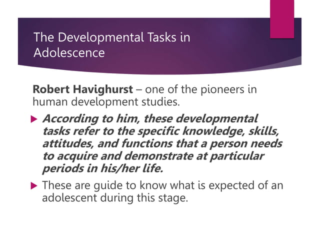 Module 4 Developmental Stages in Middle and Late Adolescence.pptx | Parenting Teens | Parenting