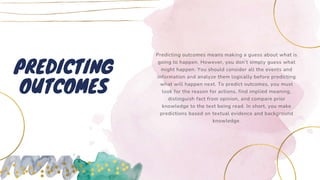 Drawing Inferences, Predicting outcomes.pptx