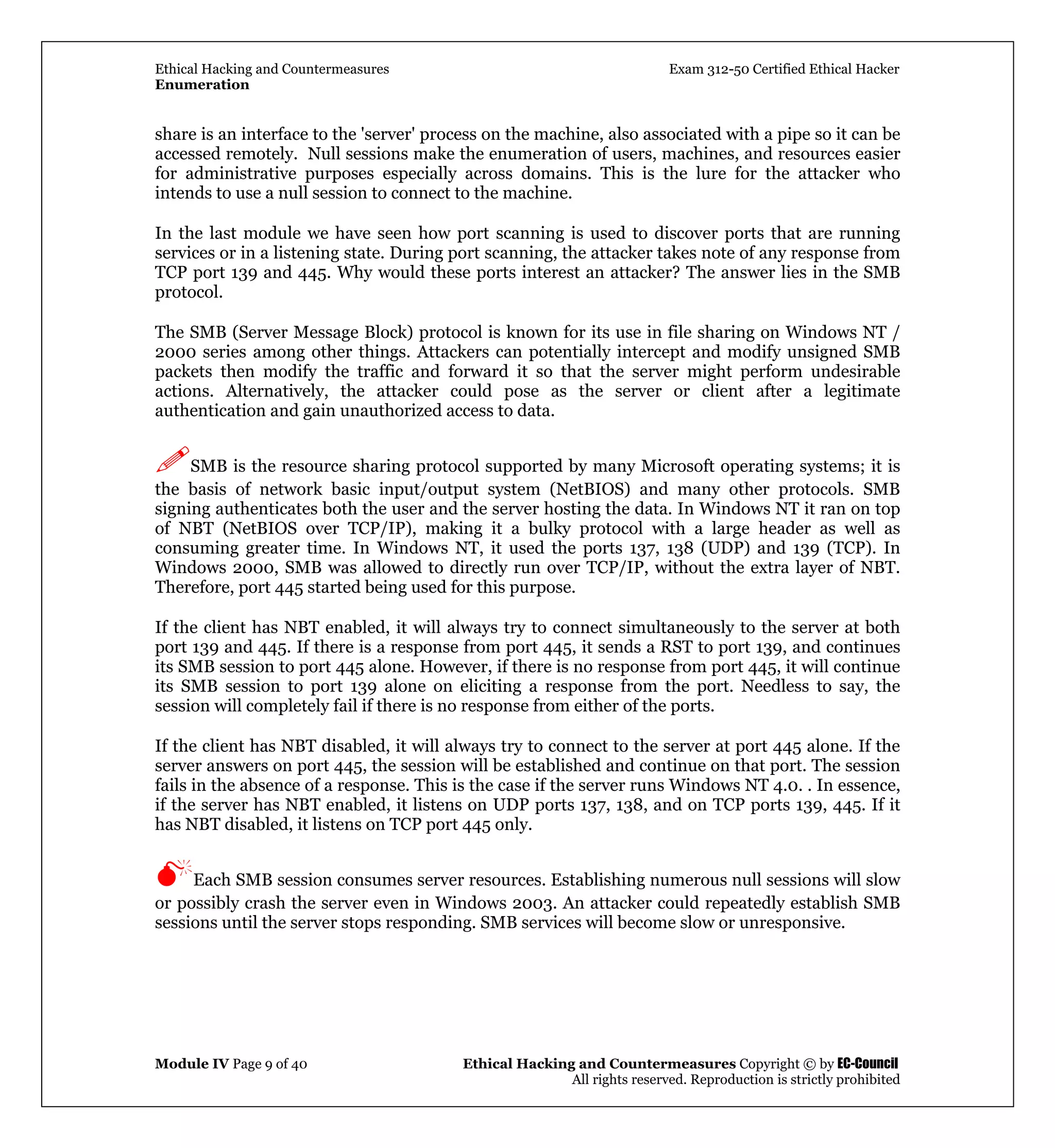 Module 4 Enumeration Pdf Computer Networking Computing 