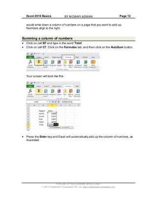 Module 4 excel2010 | PDF
