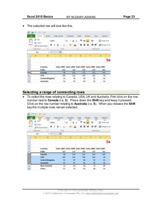 Module 4 excel2010 | PDF