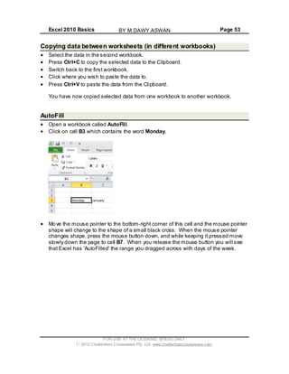 Module 4 excel2010 | PDF