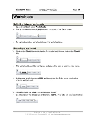 Module 4 excel2010 | PDF